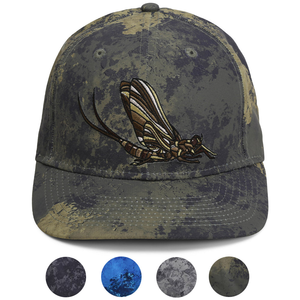 Mayfly Match the Hatch Fly Fishing 6-Panel Cap - Paramount Outdoors