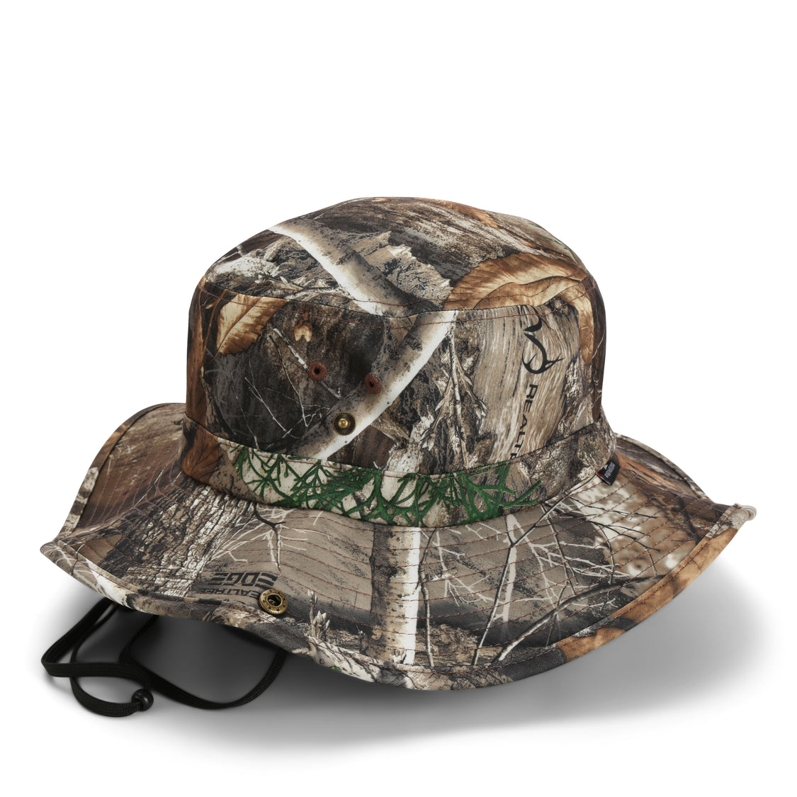 Bayou Full Brim Camo American Flag Boonie Hat (Floats) - Paramount Outdoors